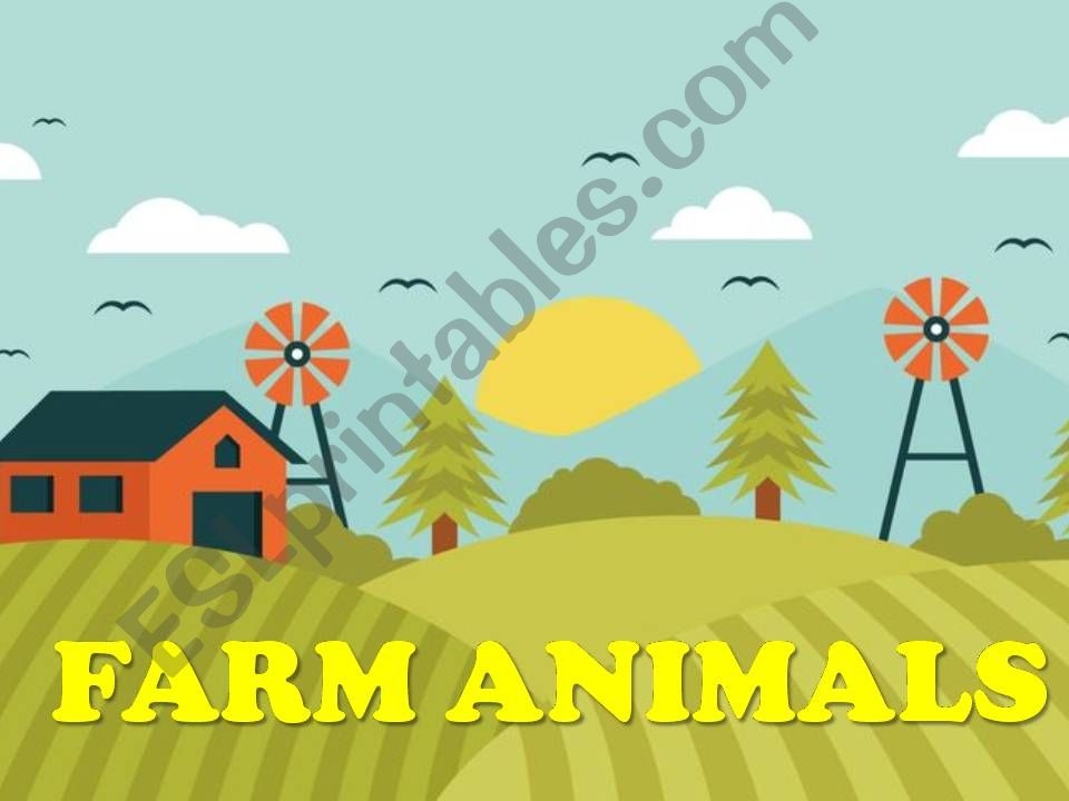 ESL - English PowerPoints: Farm Animals