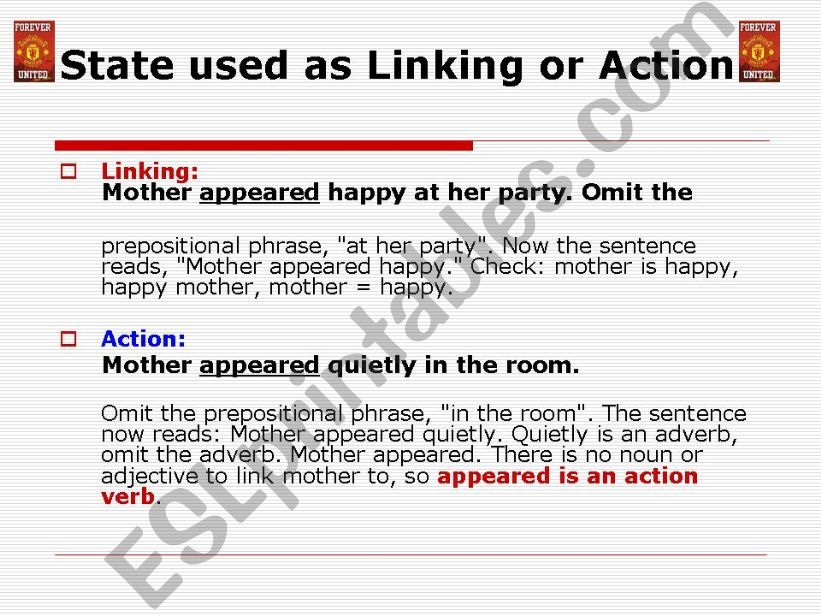 Linking Verbs Ppt Grammar Splat