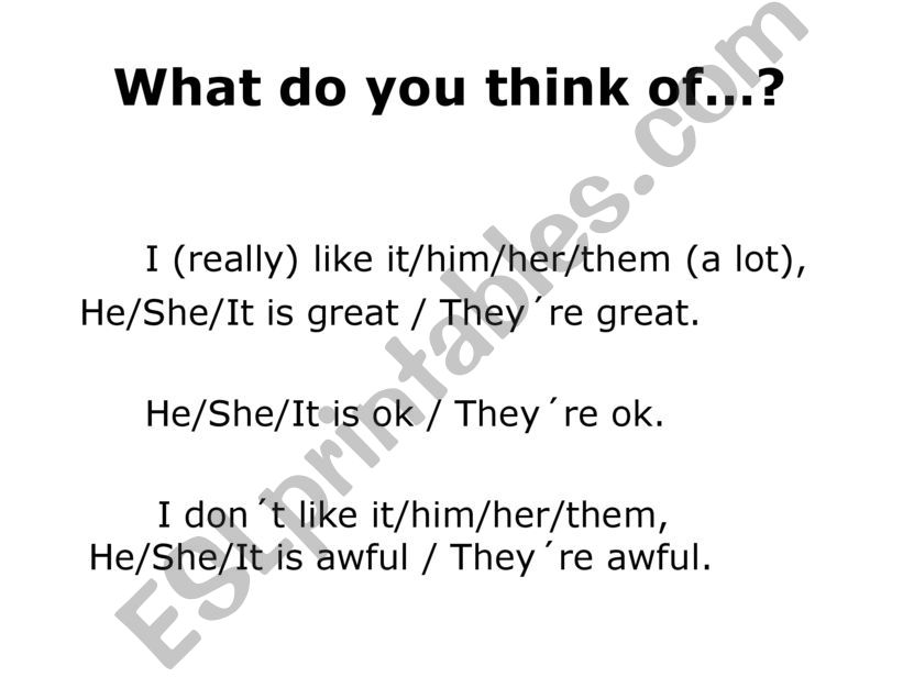 ESL - English PowerPoints: OBJECT PRONOUNS