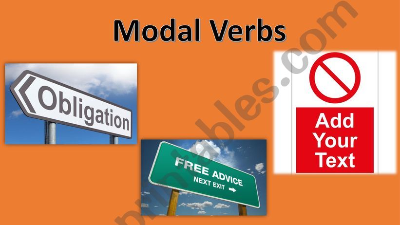 ESL - English PowerPoints: ADVICE OBLIGATION PROHIBITION Explanation ...