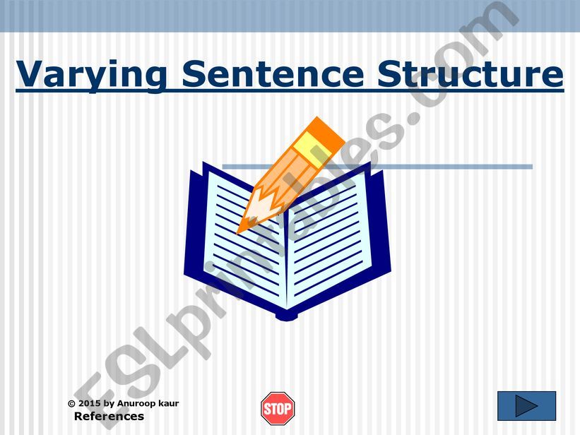 ESL - English PowerPoints: Sentence structure