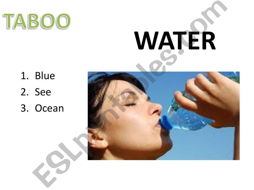 ESL - English PowerPoints: Taboo