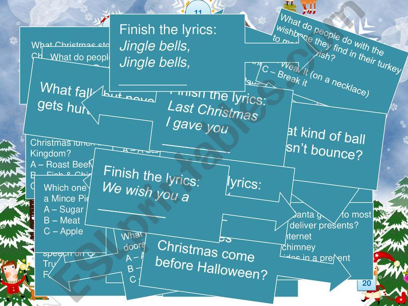 ESL - English PowerPoints: Christmas Quiz