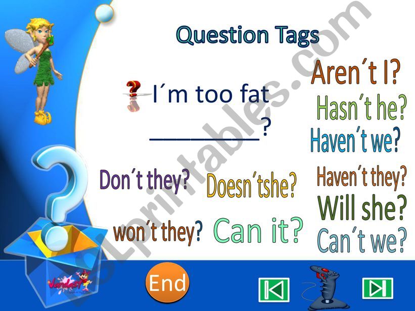 ESL - English PowerPoints: question tags