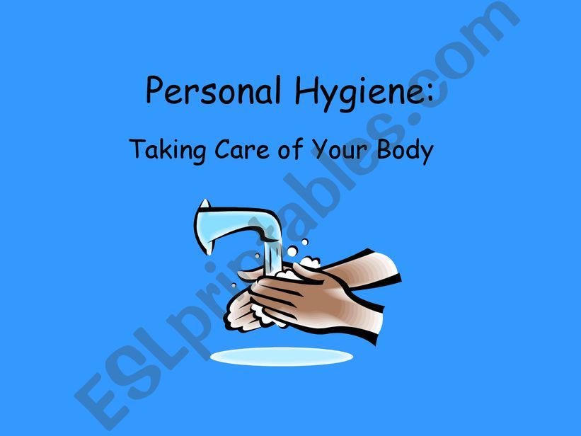 Esl English Powerpoints Personal Hygiene Powerpoint Presentation
