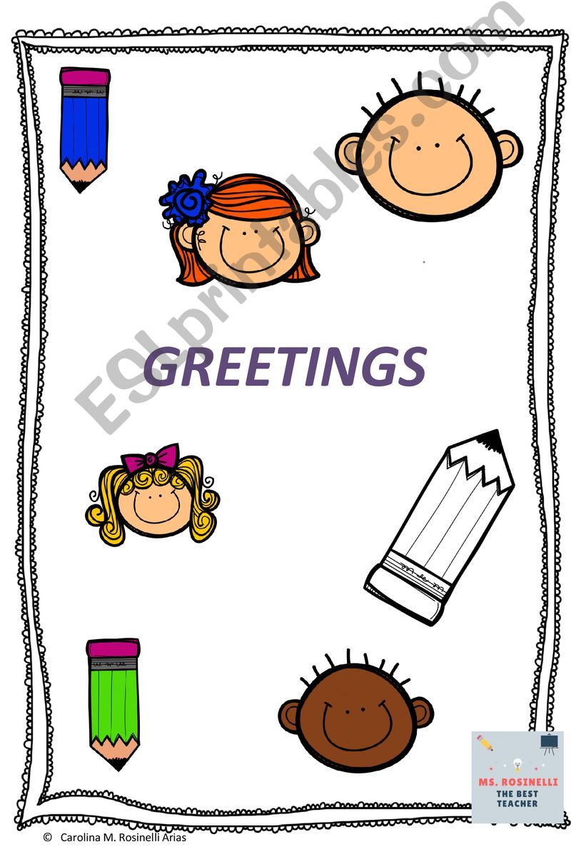 ESL - English PowerPoints: Greetings