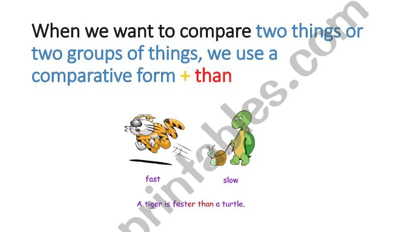 ESL - English PowerPoints: Comparative