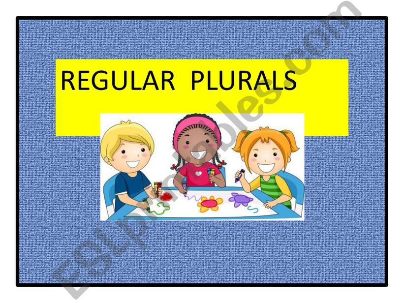 ESL - English PowerPoints: Plurals for kids