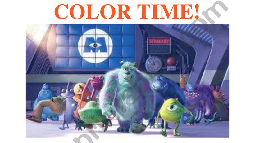 ESL - English PowerPoints: learn colors
