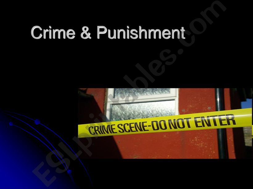 ESL - English PowerPoints: Crime & Punishment