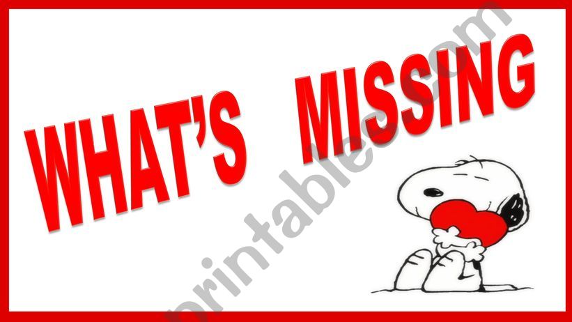 ESL - English PowerPoints: school things game