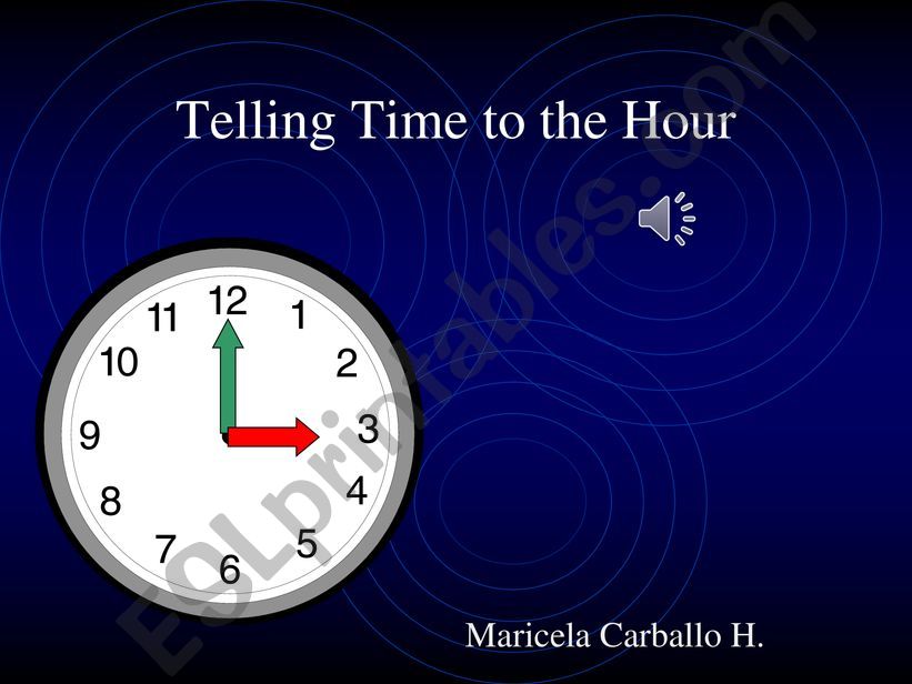 ESL - English PowerPoints: Telling the time