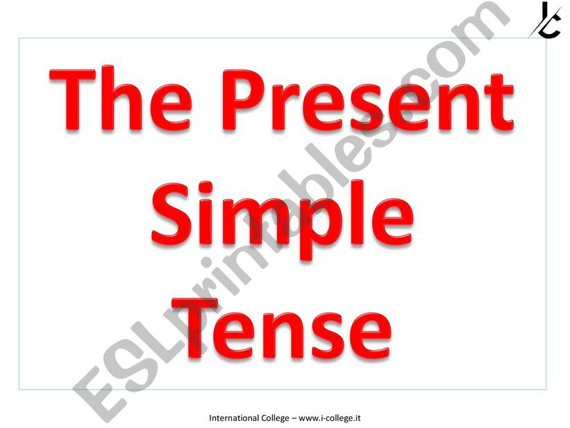 ESL - English PowerPoints: PRESENT SIMPLE