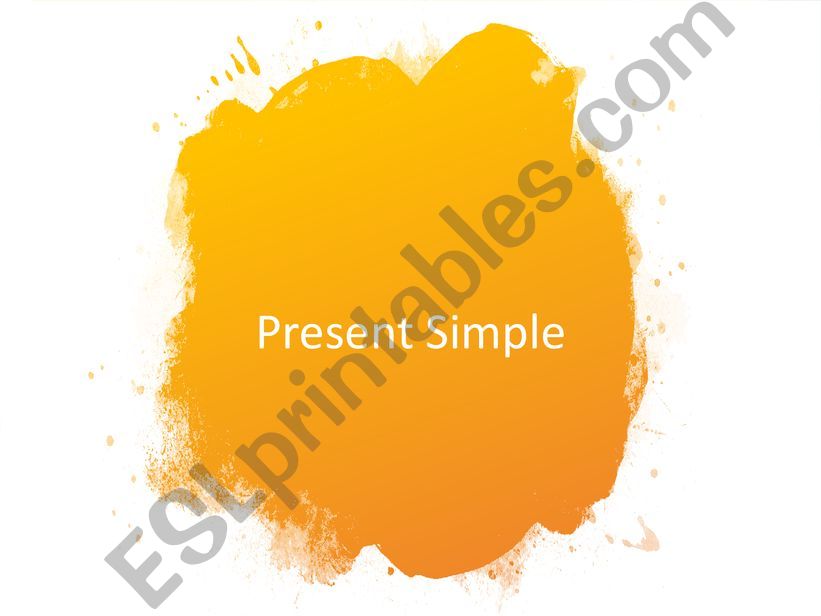 ESL - English PowerPoints: Present Simple