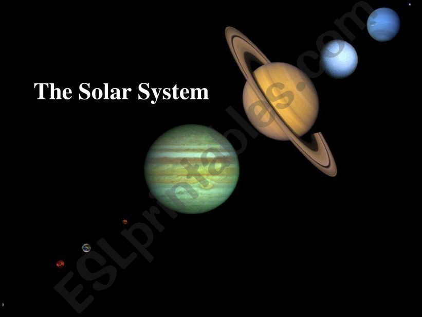 ESL - English PowerPoints: The solar system