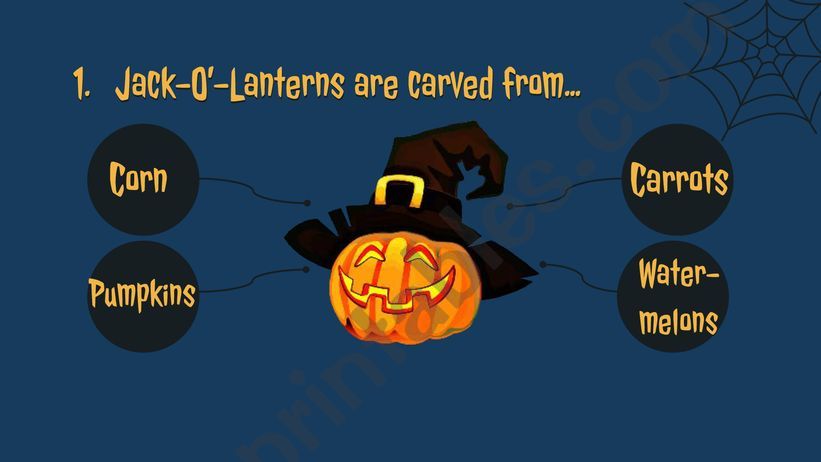 ESL - English PowerPoints: Halloween Quiz