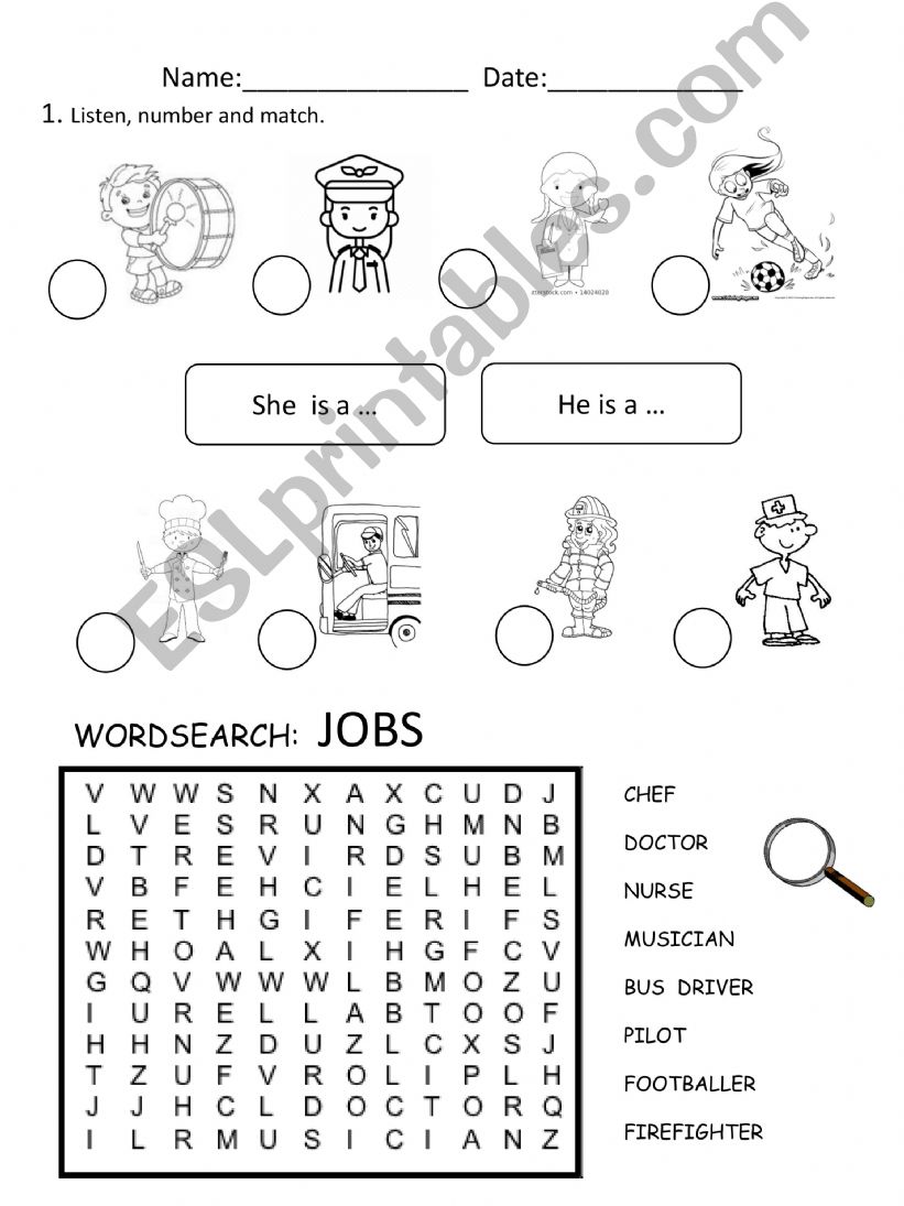 ESL - English PowerPoints: JOBS