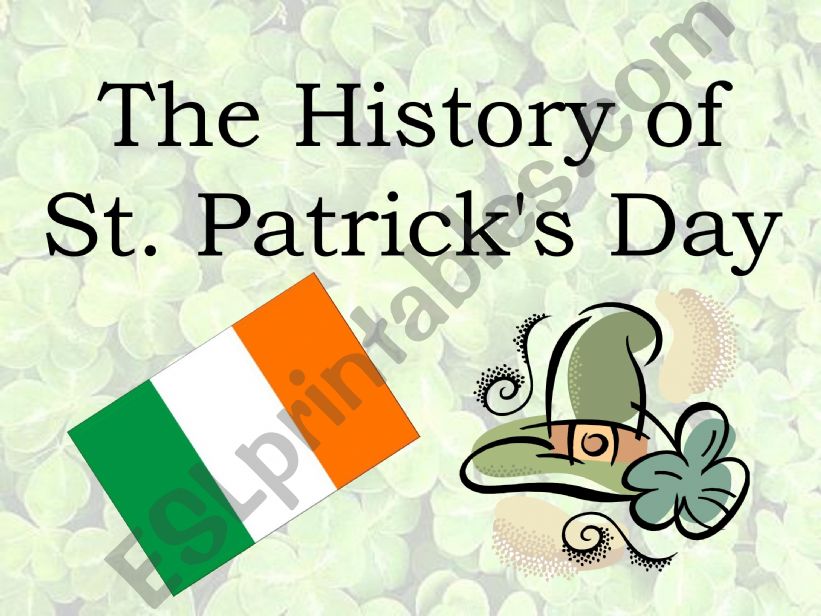 ESL - English PowerPoints: Saint Patrickï¿½s day