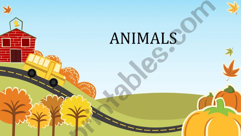 ESL - English PowerPoints: Animals