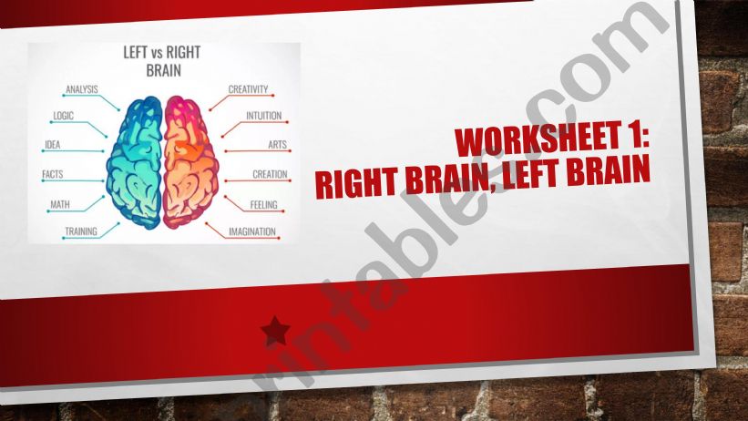 ESL - English PowerPoints: Worksheet 1 key