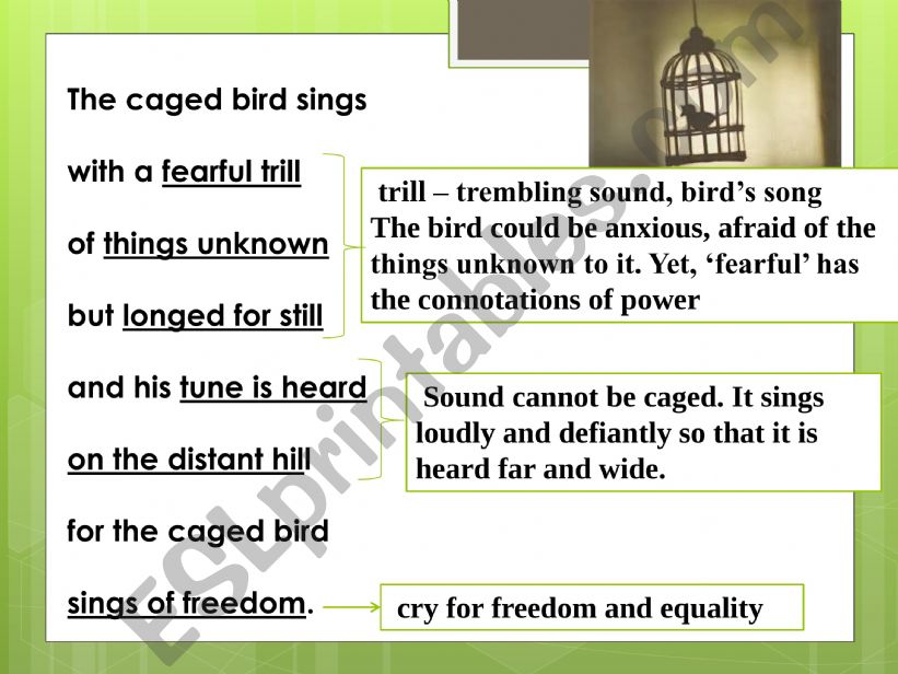 What Is The Theme Of Caged Bird By Maya Angelou - Infoupdate.org