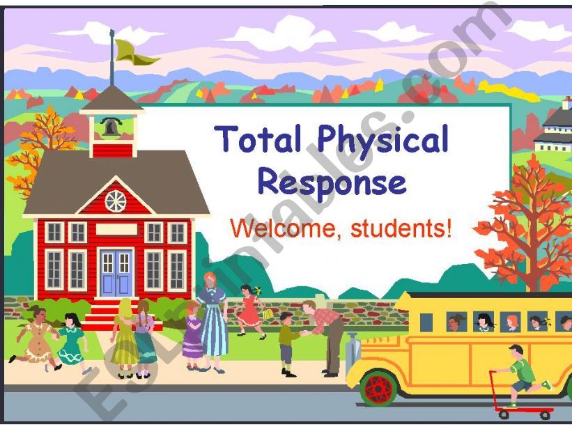ESL - English PowerPoints: total physical response