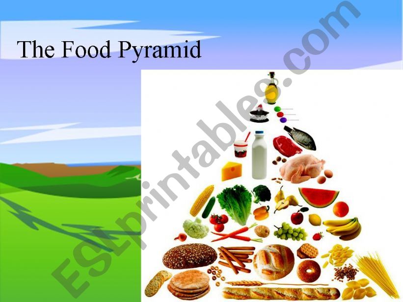 ESL - English PowerPoints: The Food Pyramid