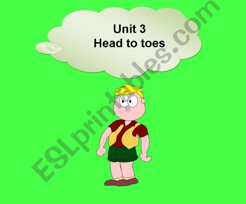 ESL English PowerPoints Parts Of The Body