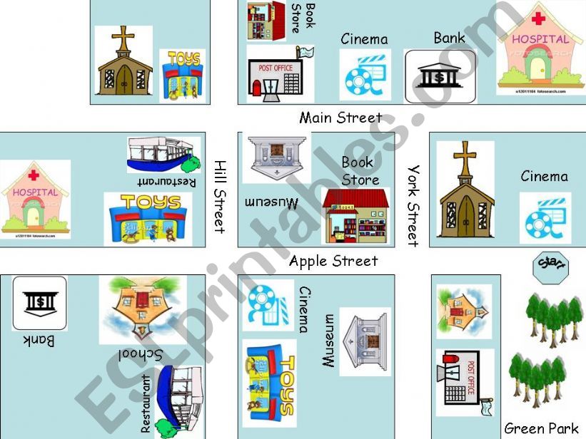 ESL - English PowerPoints: Building a village