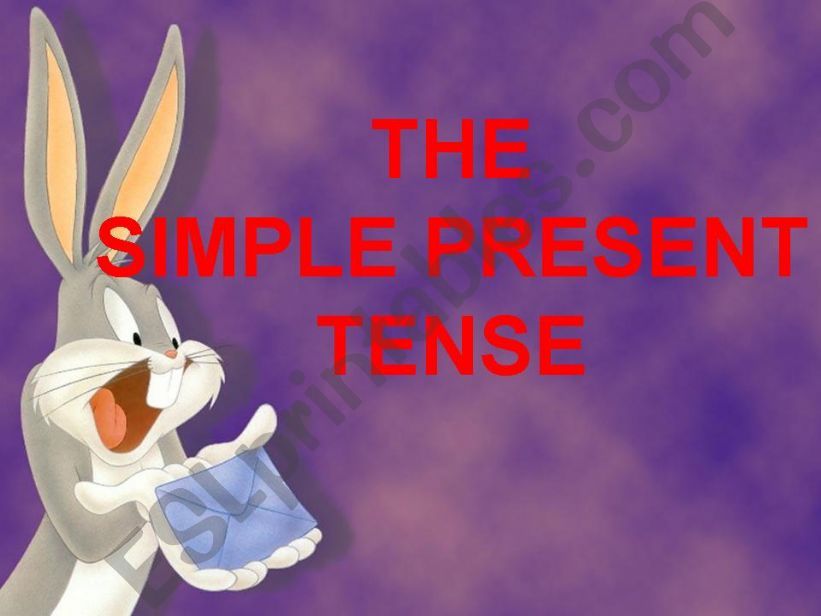 ESL - English PowerPoints: simple present tense