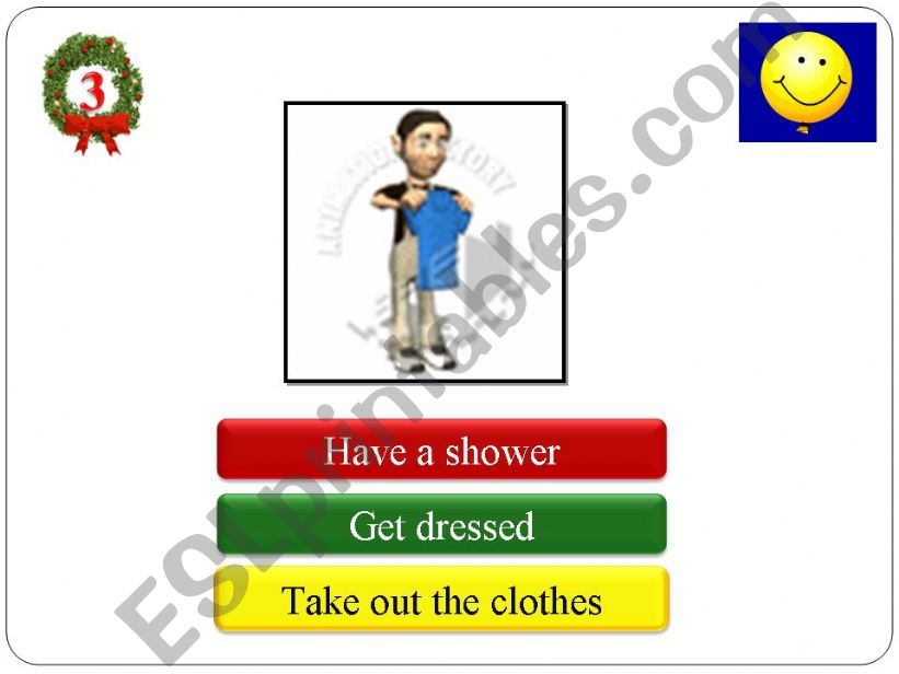 ESL - English PowerPoints: daily routines 2