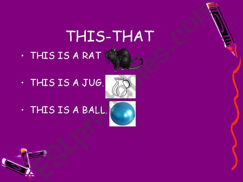 ESL - English PowerPoints: demonstrative adjectives