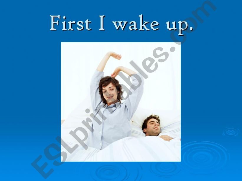 ESL - English PowerPoints: Daily routine