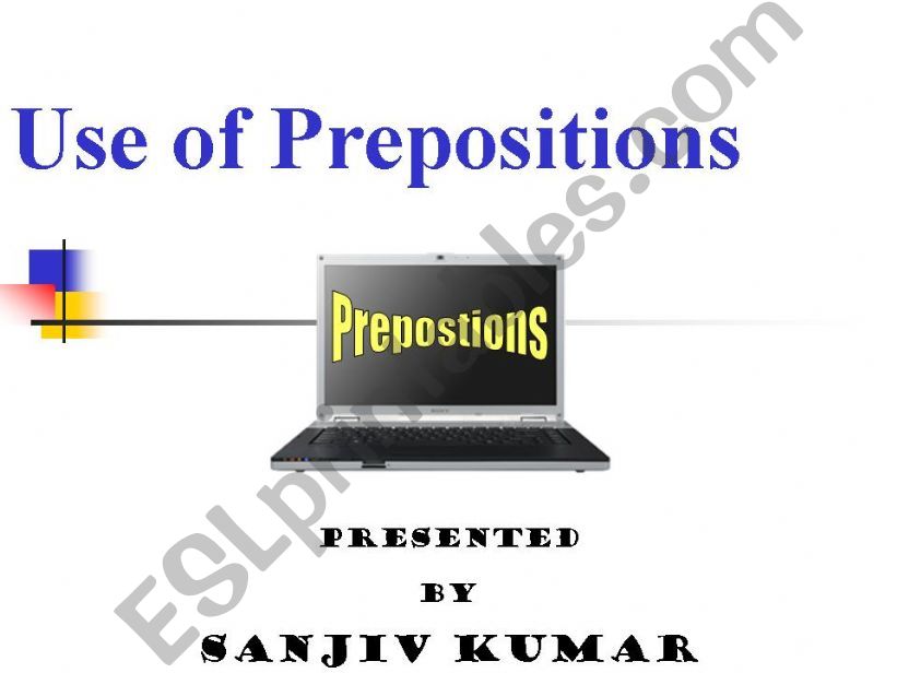 ESL - English PowerPoints: Preposition