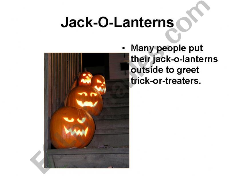 ESL - English PowerPoints: Halloween