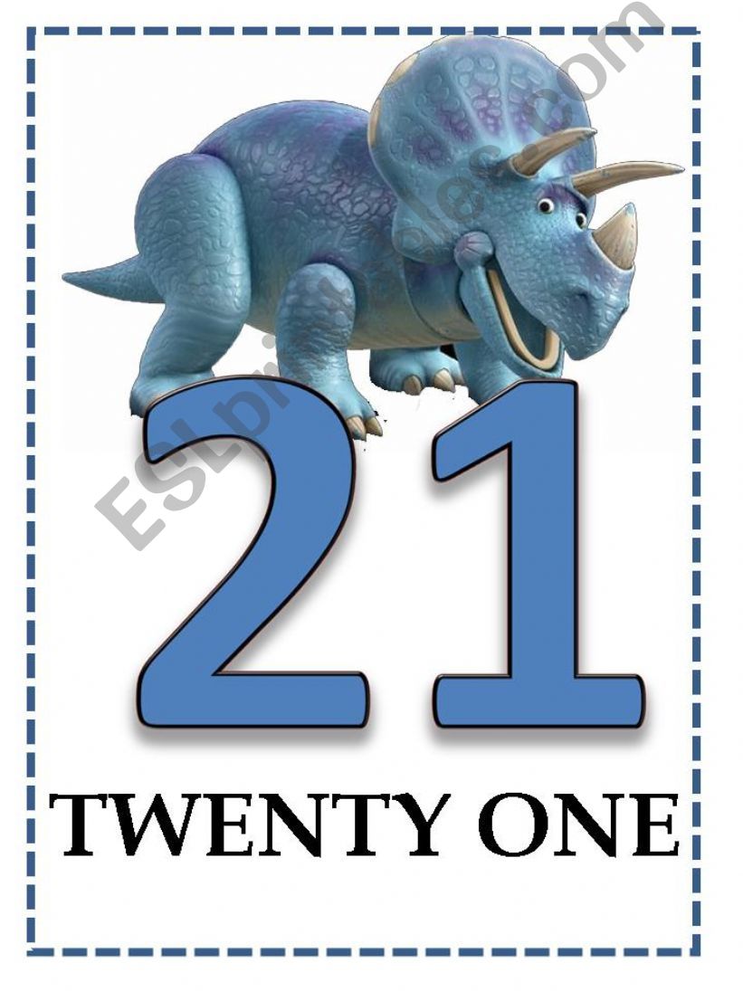 ESL - English PowerPoints: 5º SET NUMBERS TOY STORY