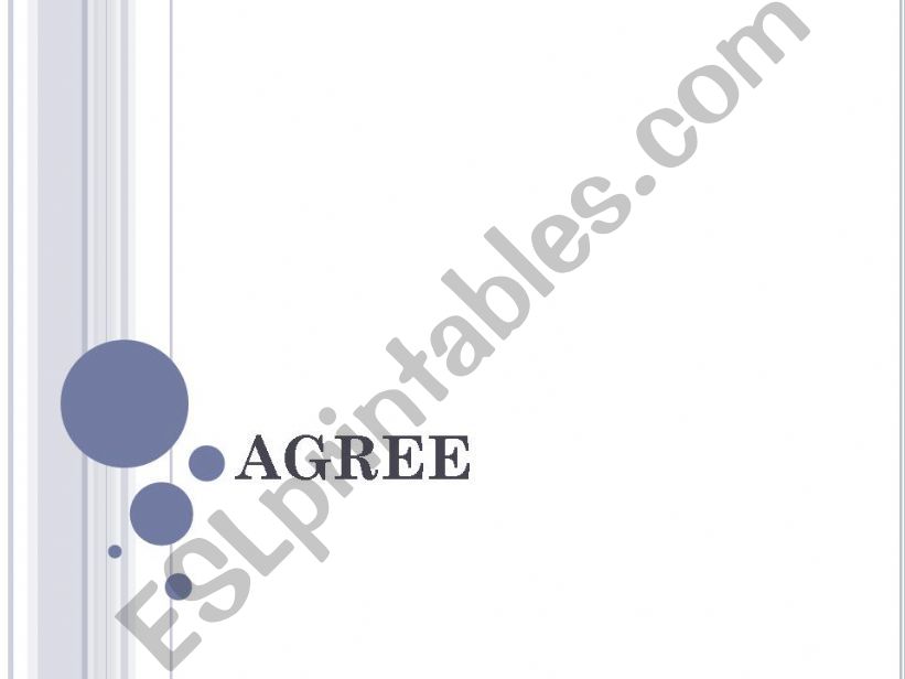 ESL - English PowerPoints: Agree and Disagree