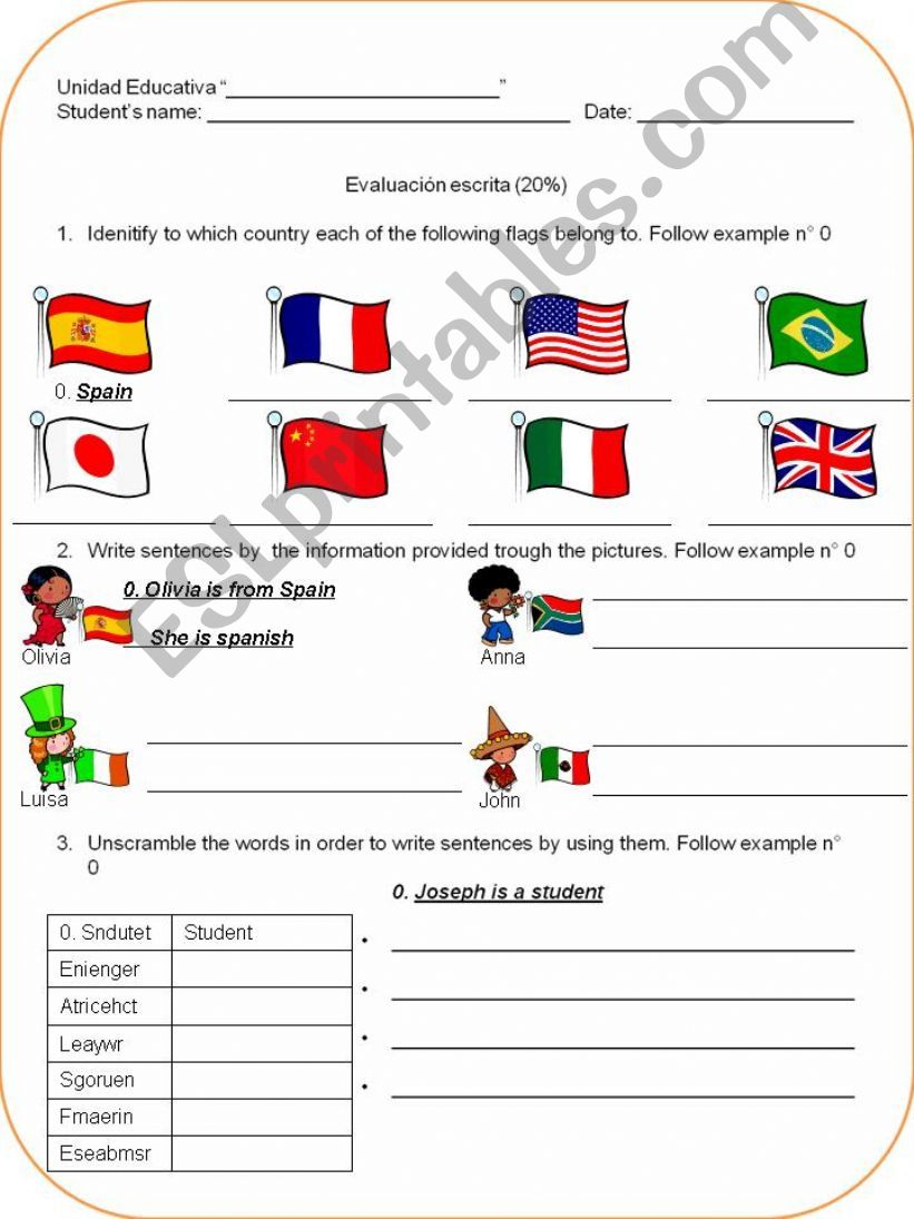 ESL - English PowerPoints: Countries Nationalities Professions