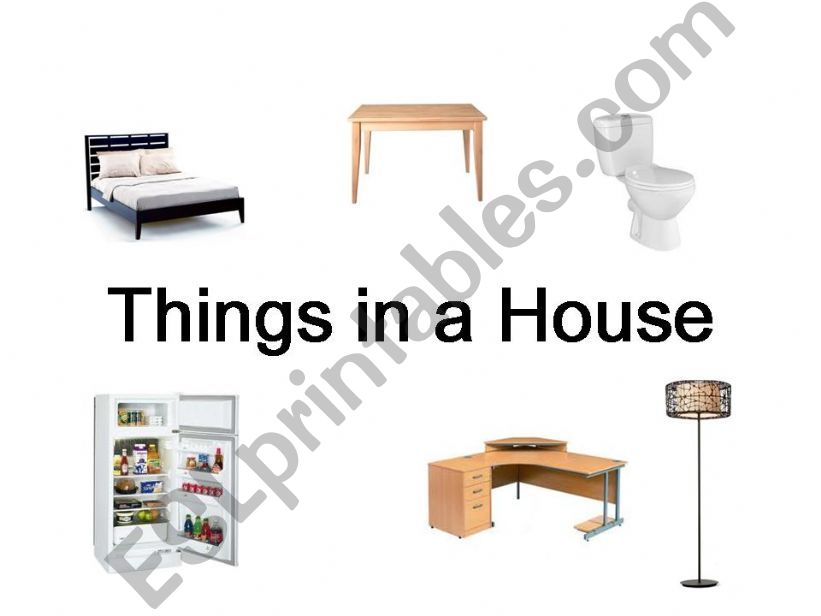 ESL - English PowerPoints: Things in a House