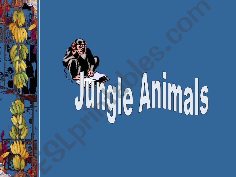ESL - English PowerPoints: Jungle Animals