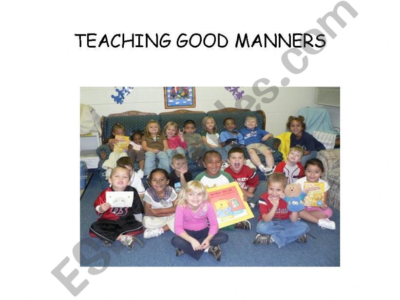 ESL - English PowerPoints: GOOD MANNERS