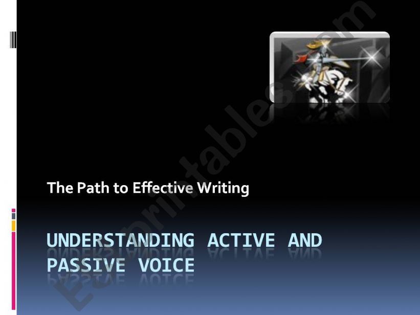 ESL - English PowerPoints: Passive and Active Voice
