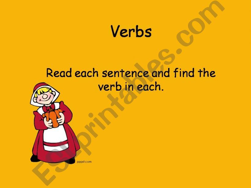ESL - English PowerPoints: Verbs