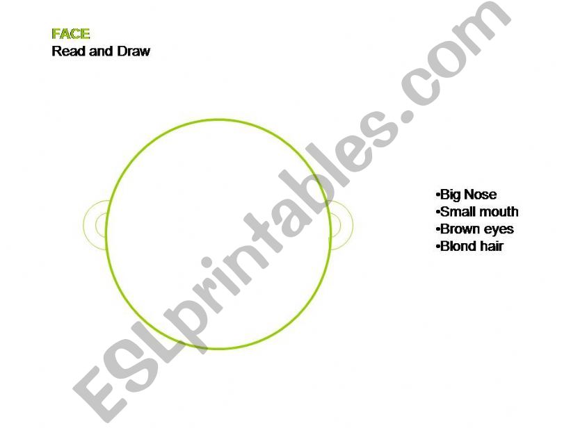 ESL - English PowerPoints: face