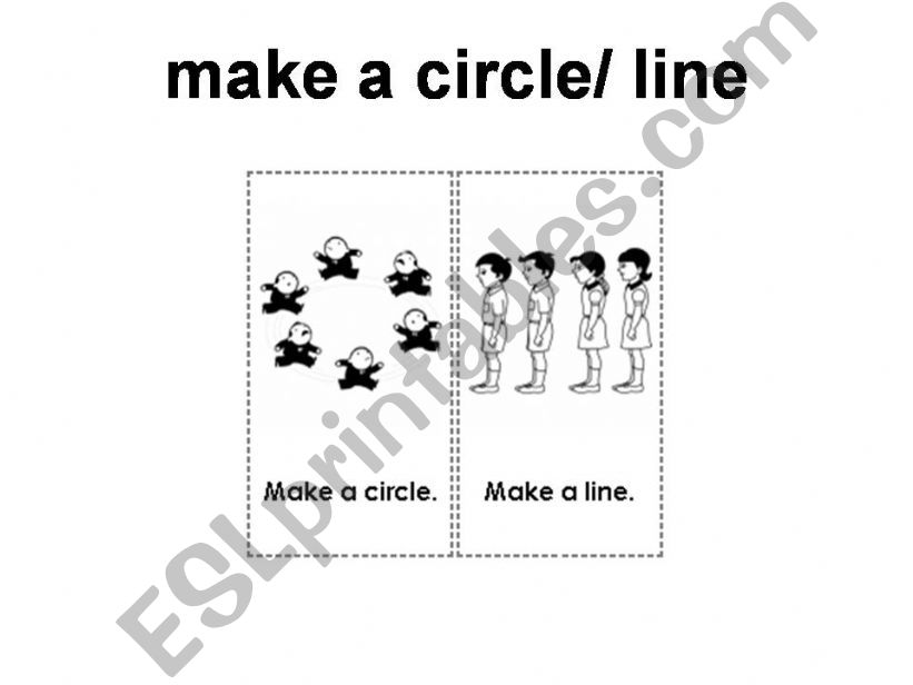 ESL - English PowerPoints: ESL Total Physical Response commands 4/6