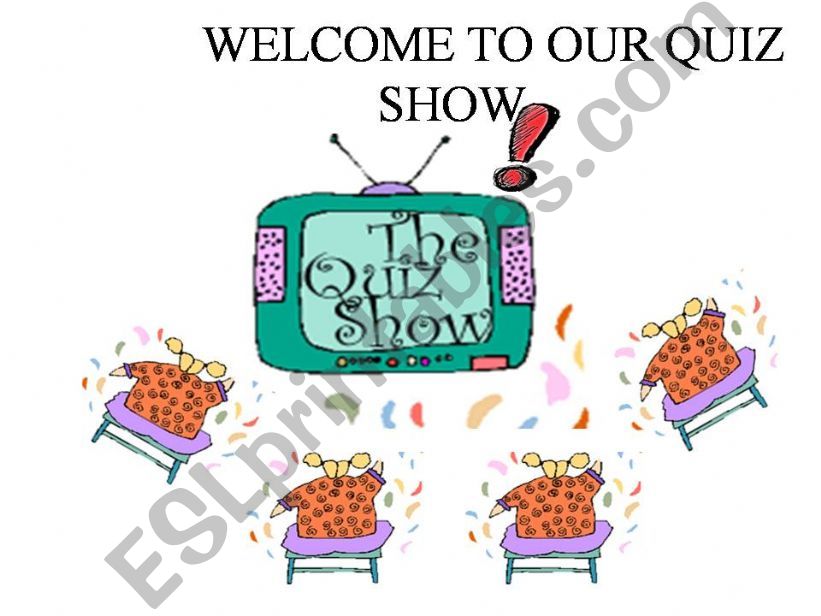 ESL - English PowerPoints: quiz show
