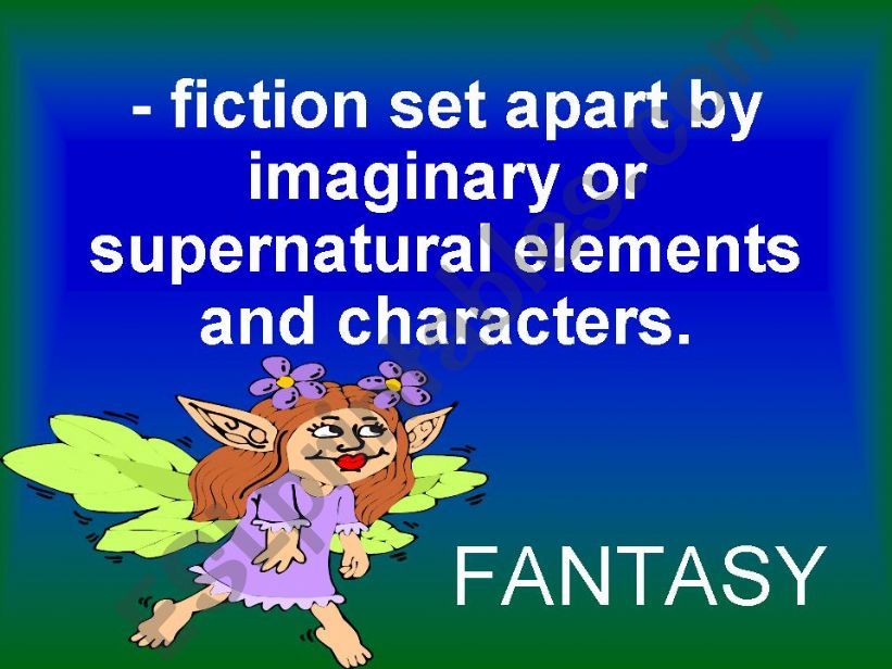 ESL - English PowerPoints: Literary Genres