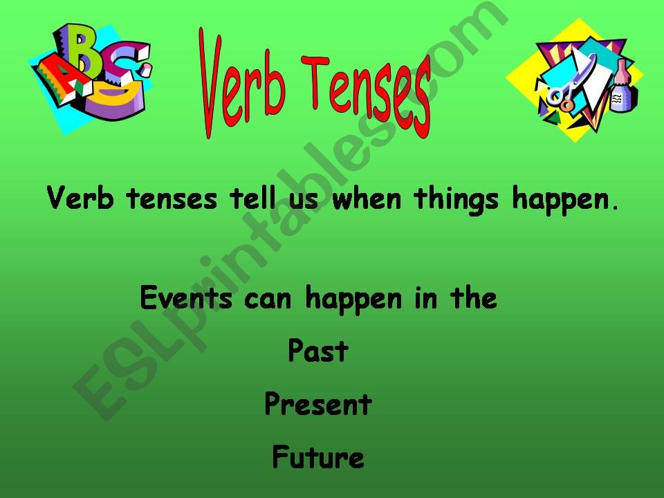 ESL - English PowerPoints: verb tenses