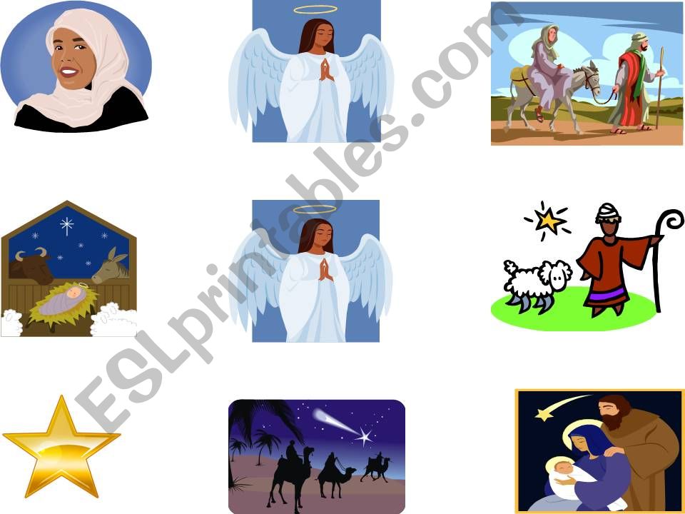 ESL - English PowerPoints: The Christmas Story