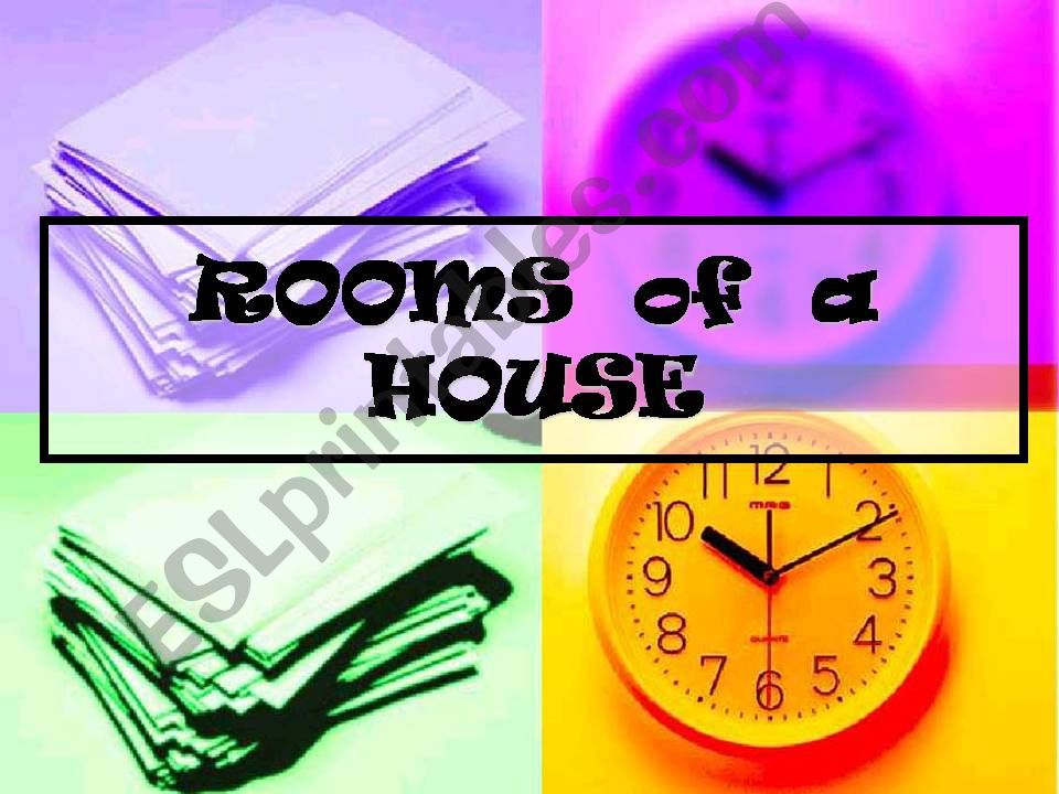 ESL - English PowerPoints: Rooms of the house